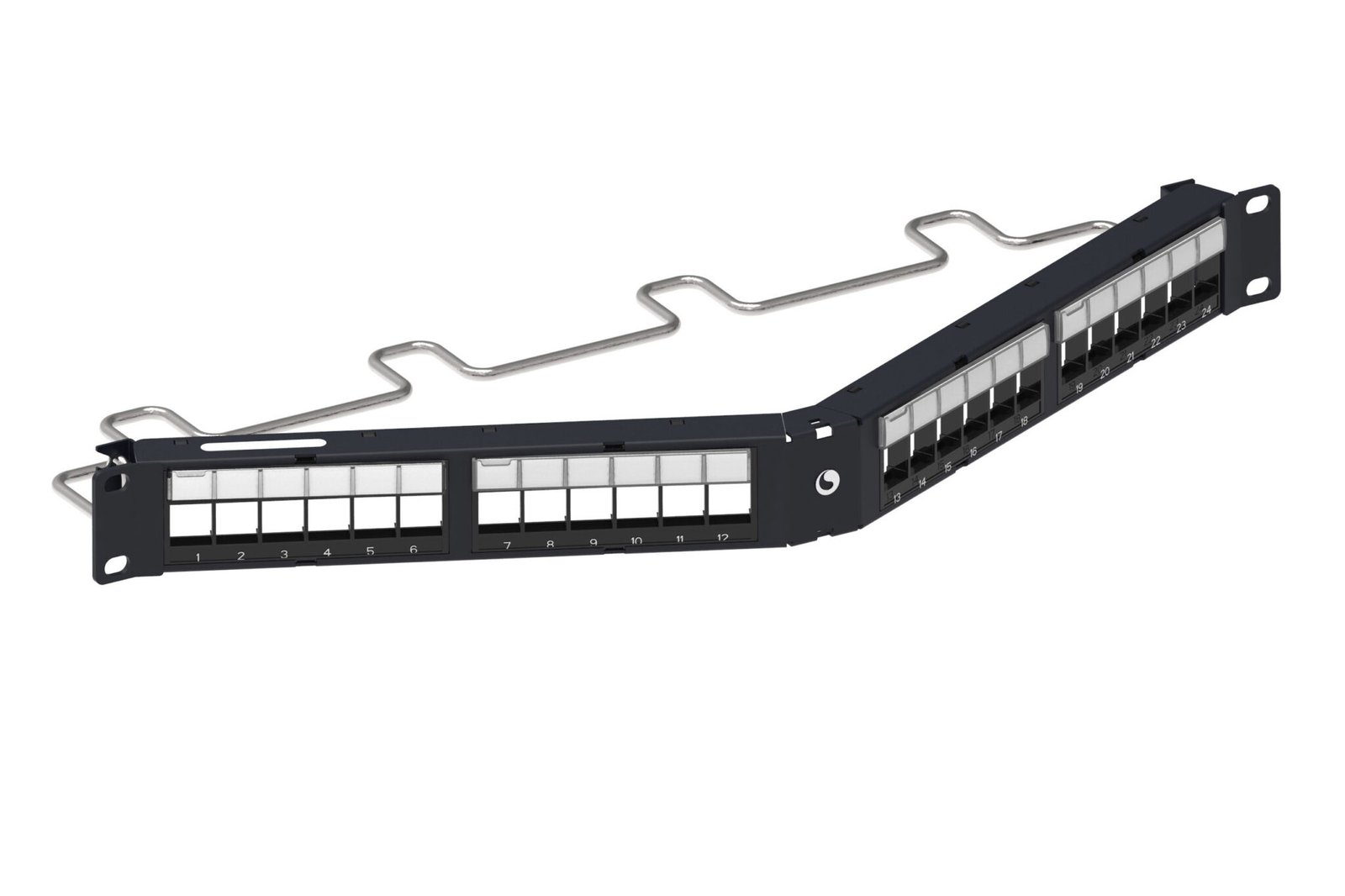 Buy CommScope 24 Port Unloaded Jack Panel 1U Angled